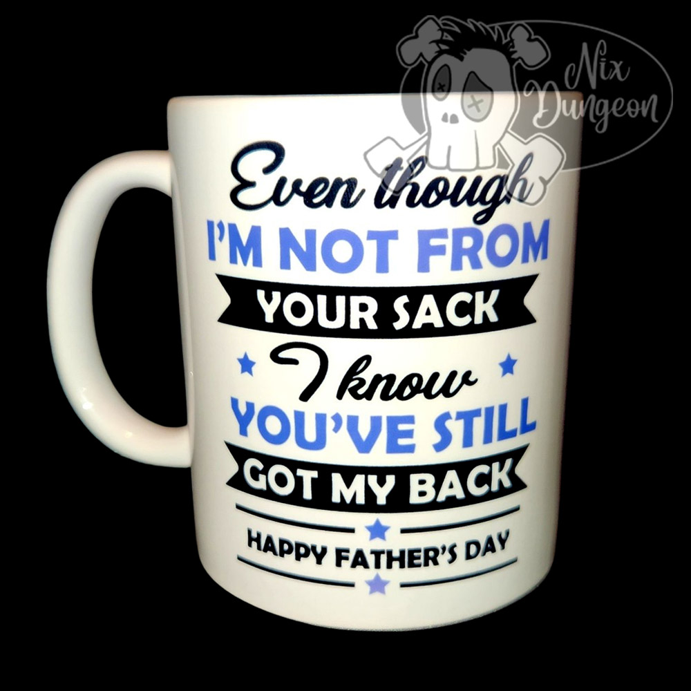 Generic ‘Not’ Dad Sack Mug – Nix Dungeon